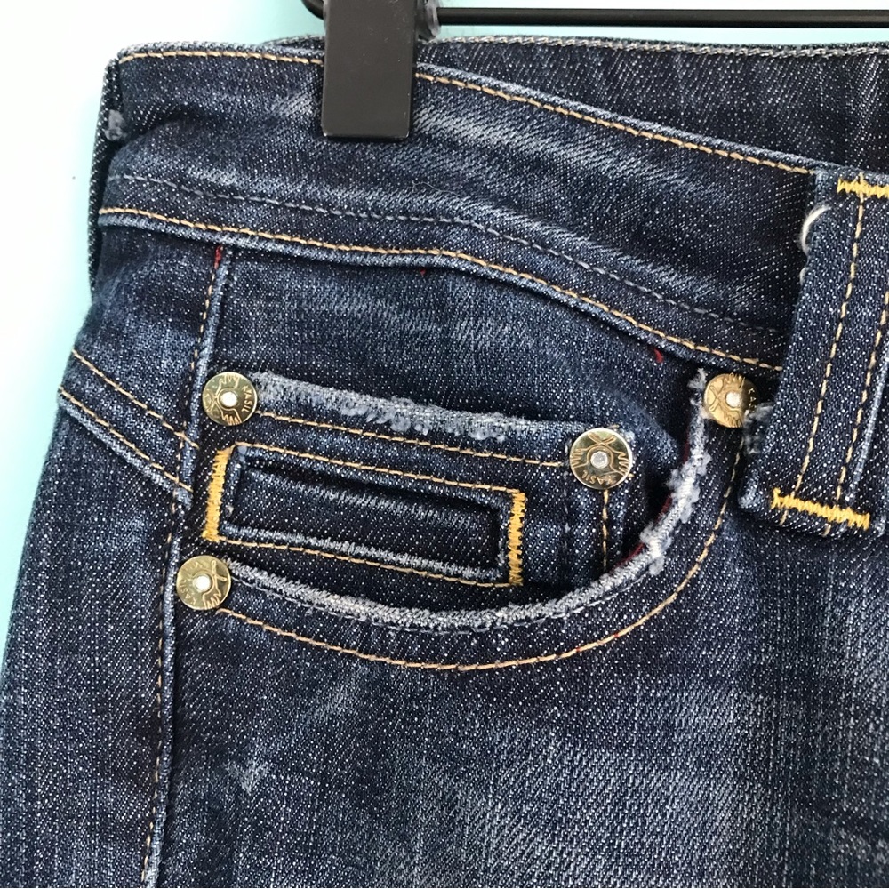 Kasil Alyssa Stretch Bootcut Low Rise Jeans In Atlant… - Gem